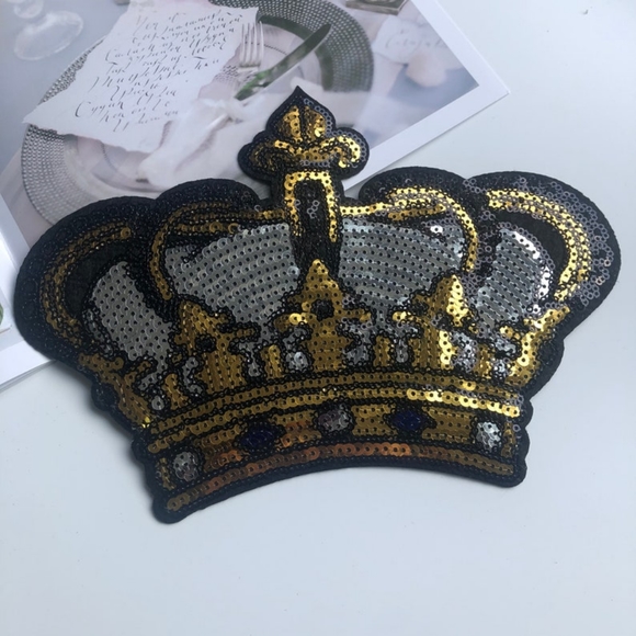 Jackets & Coats | Crown Embroidered Patch | Poshmark